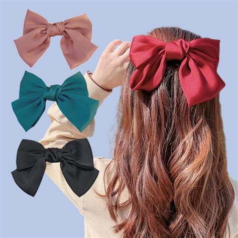 보리별 왕리본 머리핀 발레코어 반묶음 헤어핀 리본 집게핀 온채널