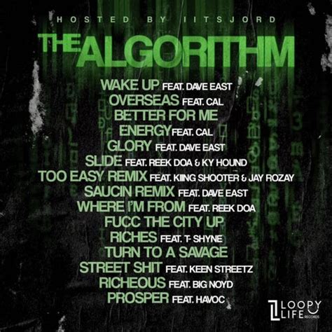 The Algorithm By Dave East Piif Jones Cal Reek Doa Ky Hound Kiing