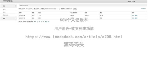 基于jspmysqlspringmybatis的ssm个人记账本使用ssm框架整合开发技术实现个人记账本项目 Csdn博客