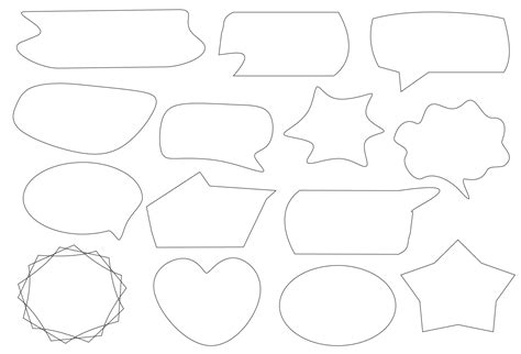 Set Of Chatting Box Message Box Outline Vector Illustration Design Vector Art At Vecteezy