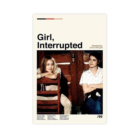 Spfsbdfq Girl Interrupted Poster Movie Posters Canvas Poster