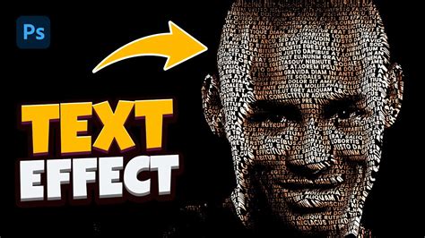 Text Portrait Effect Photoshop Tutorial YouTube