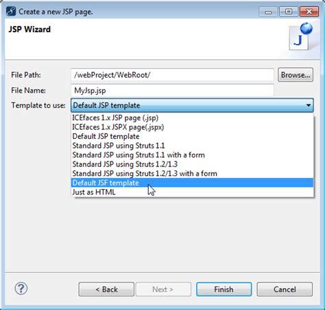 jsf development in myeclipse
