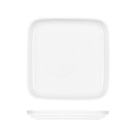 Bauscher Modulus Flat Square Plate 20cm Box Of 6
