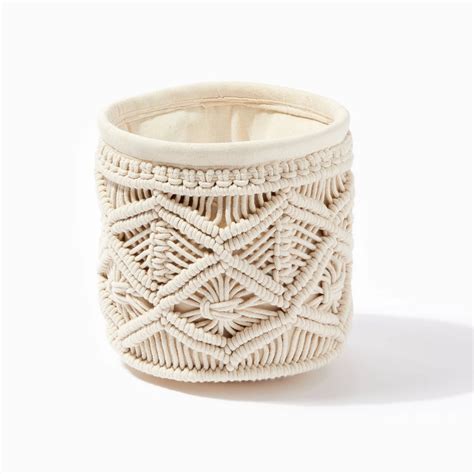 Macrame Decor Ma 01 Macrame Basket