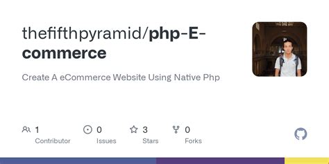 Github Thefifthpyramidphp E Commerce Create A Ecommerce Website
