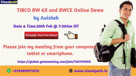 Tibco Bw 6x And Bwce Online Demo Tickets By Vishnu Thursday February 20 2020 Online Event