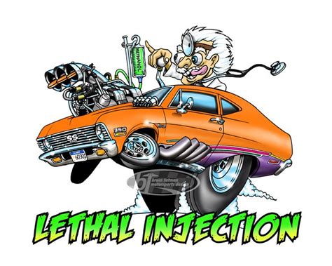 Lethal Injection Car Drawing