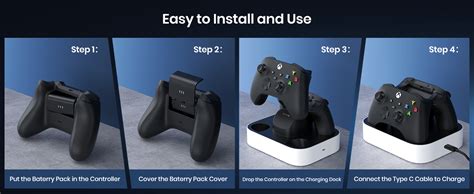 Newdery Controller Charger Station For Xbox 2x1100mah