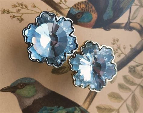 Purple Knob Glass Drawer Pull Crystal Handle Pull Knobs Rhinestone Dresser Pulls Handles Silver