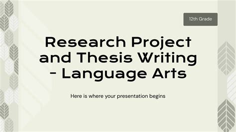Dissertation Defense Powerpoint Template