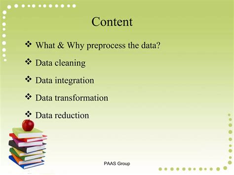 data preprocessing ppt databases computer software and applications
