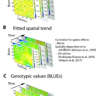 Raw Plot Data A Are Adjusted For Experimental Design Factors And Download Scientific Diagram