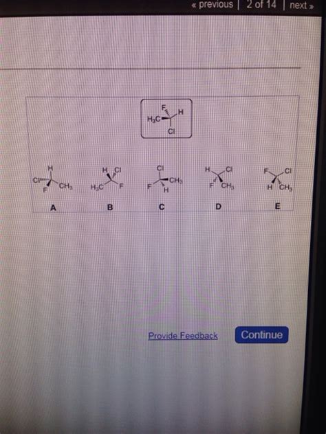 Solved Which Of The Following Structures Are Identical To