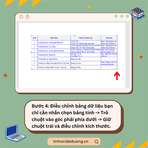 cách chuyển dữ liệu từ excel sang word tin học Đại dương
