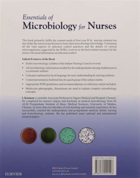 Essentials Of Microbiology For Nurses By I Kannan Doctors Cart Essentials Of Microbiology For