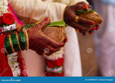 Indian Wedding Ceremony Indian Marriage Stock Image Image Of Henna