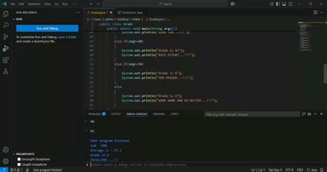 Javadevelopment Internship Codsoft Gradecalculator Coding Learning Maha Lakshmi M