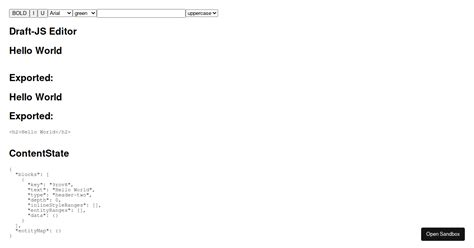 Draft Js Custom Styles Codesandbox Draft Js Custom Styles Codesandbox