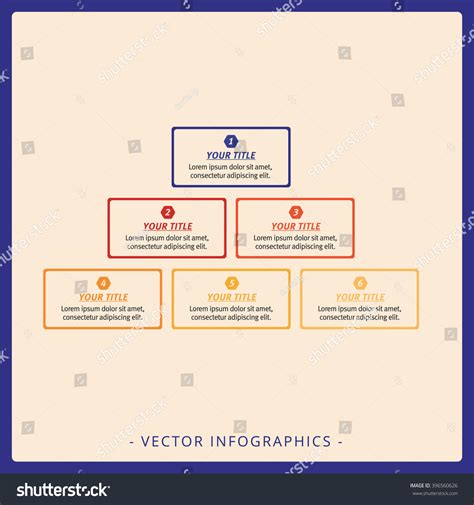 Stacked Pyramid Chart Template 1 Stock Vector Royalty Free 396560626 Shutterstock