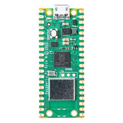 raspberry pi pico w cable usb kit headers rp2040 arm cortex microbot