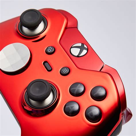 Xbox Elite Custom Controller Chrome Red Edition Custom Controllers