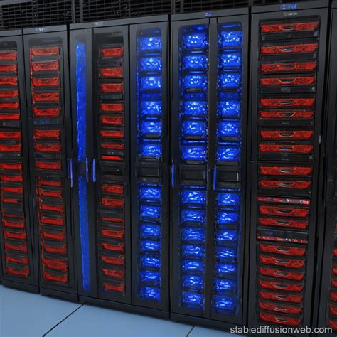 Blue And Red Server Crush Stable Diffusion Online