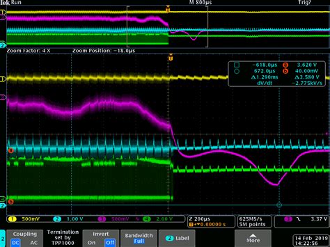 Tps61028 Output Droops Switch Node Stops After High Current Event Power Management Forum