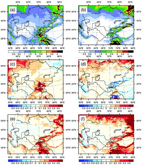 A Non Irrigation Period Mean And B Irrigation Period Mean