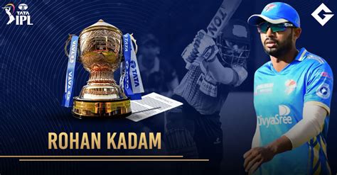 Kpl 2023 Star Rohan Kadam To Receive His Ipl Contract