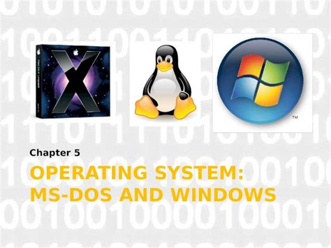 Pptx Operating System Ms Dos And Windows Dokumentips