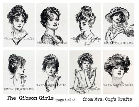 The Gibson Girls By Charles Dana Gibson Digital Ephemera Classics