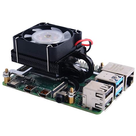 Geeekpi Raspberry Pi Low Profile Cpu Cooler Raspberry Pi Horizontal