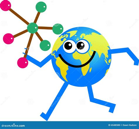 Molecule Globe Stock Illustration Illustration Of Research 6548588