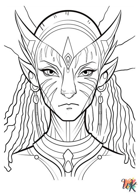 Avatar Anime Coloring Pages