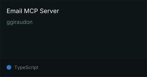 Email Mcp Server Glama