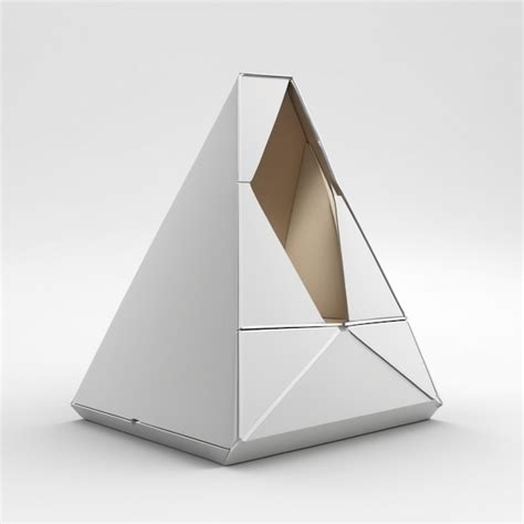 Premium Psd A Triangle Shaped Object With A Triangle On It