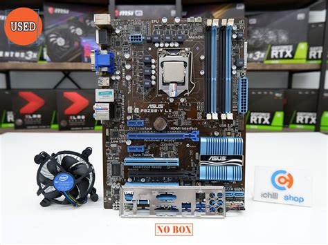 ชุดซีพียูพร้อมเมนบอร์ด Cpu Intel Core I3 2100 3 1ghz Mb Asus P8z68 V Lx No Box P11216