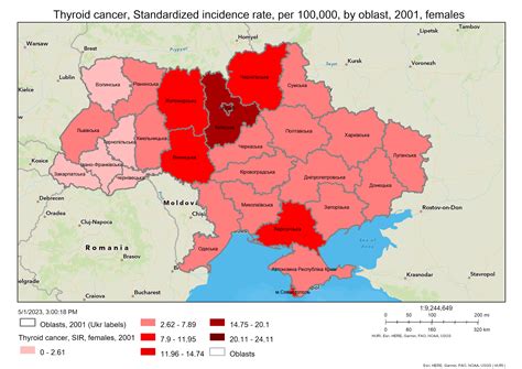 Chernobyl Disaster Map