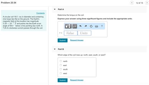 Solved Problem 2054 12 Of 15 Parta Constants Determine The