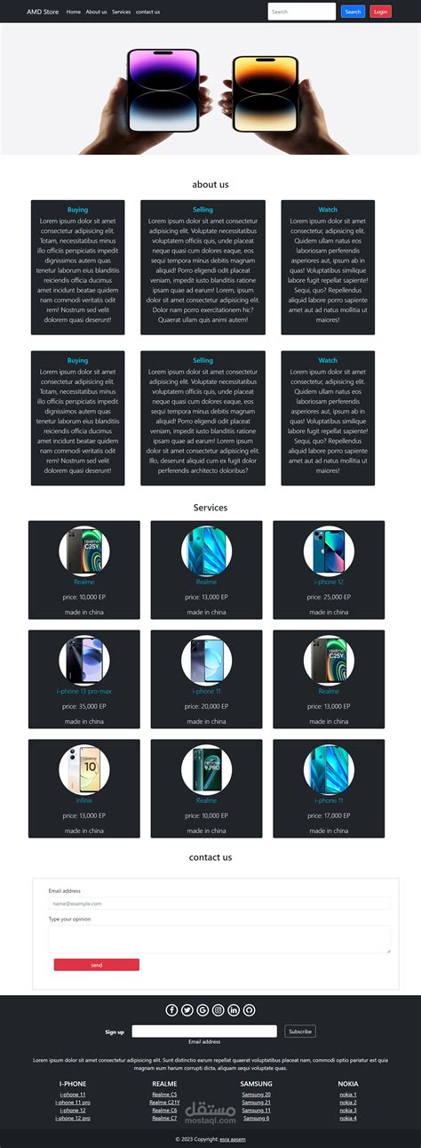 Bootstrap project مستقل