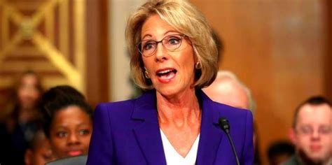 Why Betsy Devoss Confirmation Scares The Crap Out Of Me Yourtango