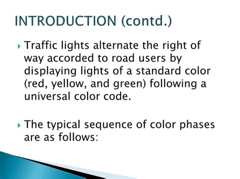 Four Way Traffic Light Conrol Using Verilog Pptx Technology And Computing