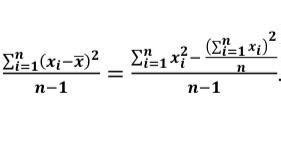 Solved n1i 1n xixˉ 2 n1i 1nxi2n i 1nxi 2 Chegg com