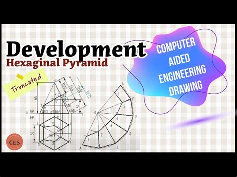 Hexagonal Pyramid Template