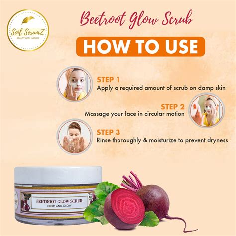 Beetroot Glow Scrub Soil Serumz