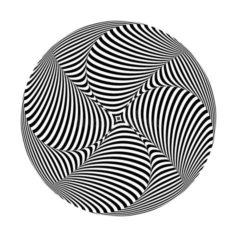 circle design element abstract geometric rotation pattern stock