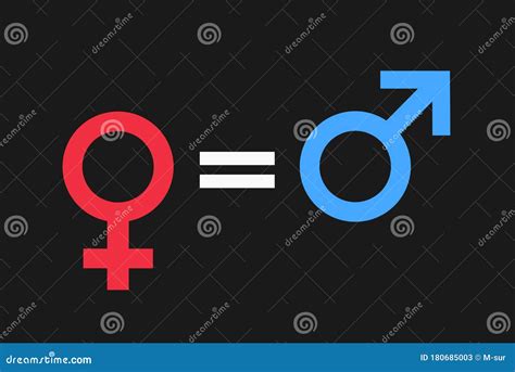 Gender And Sexual Equality Stock Vector Illustration Of Sign