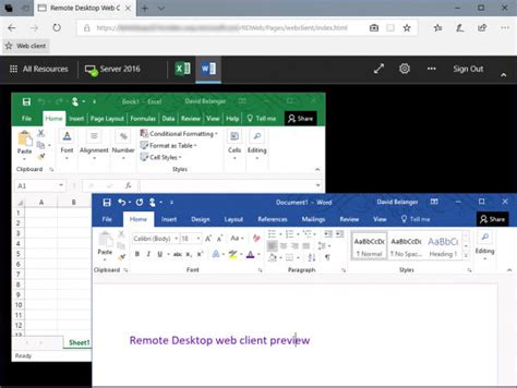 基于html5的微软远程桌面客户端预览版上线了！