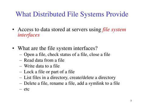 Ppt Distributed File Systems Design Comparisons Powerpoint